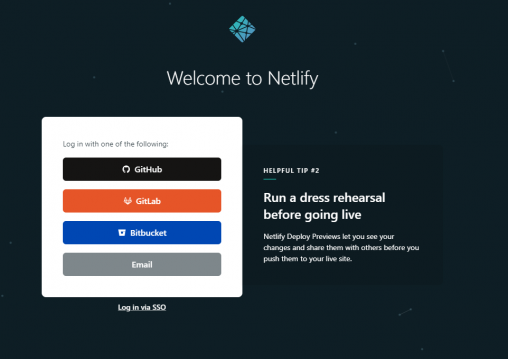 Netlifyでウェブサイトを作る - TSOne Tech Blog